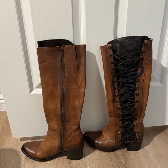 Freebird by Steven | Shoes | Freebird By Steven Wyatt Tall Bootswomen Cognac | Poshmark